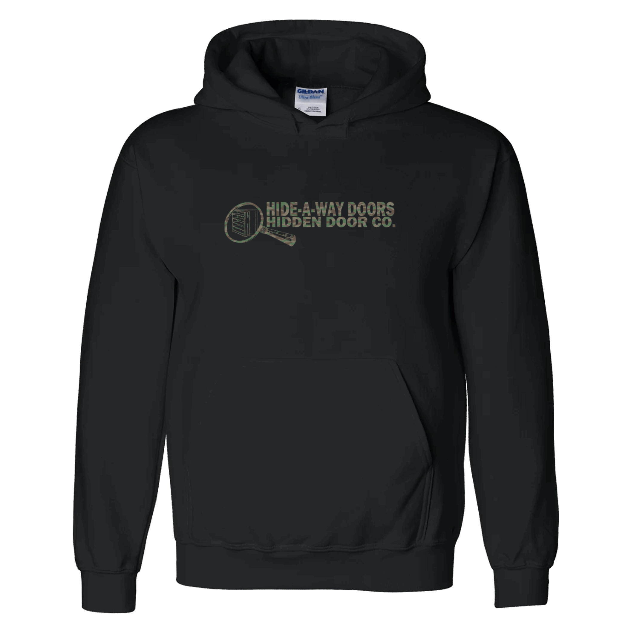 Hide-A-Way Hoodie - Cammo Letters | Hide-A-Way-Doors